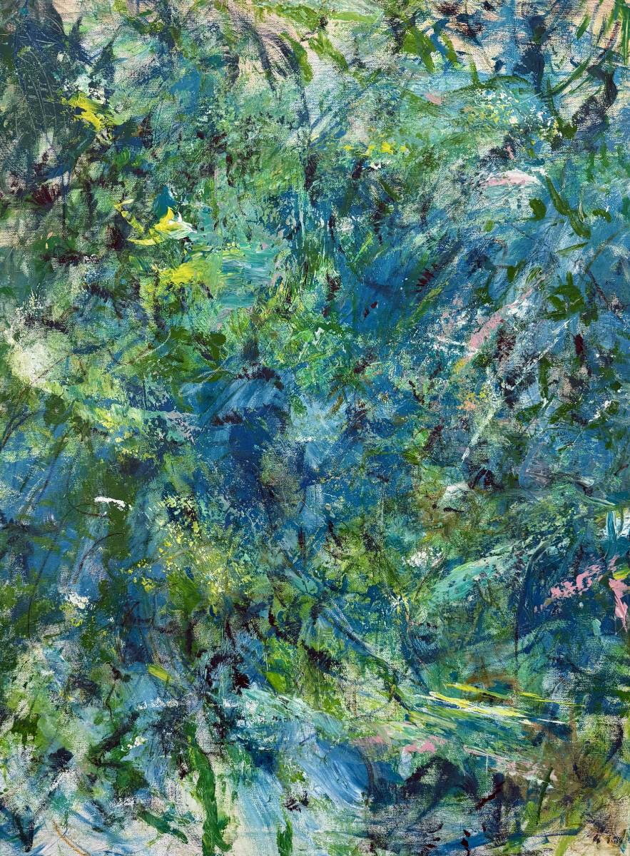 Alfred C. Fang-森林深處一湖寧靜的水（二聯作II）Forest's Embrace, a Silent Lake -II - 非 ...